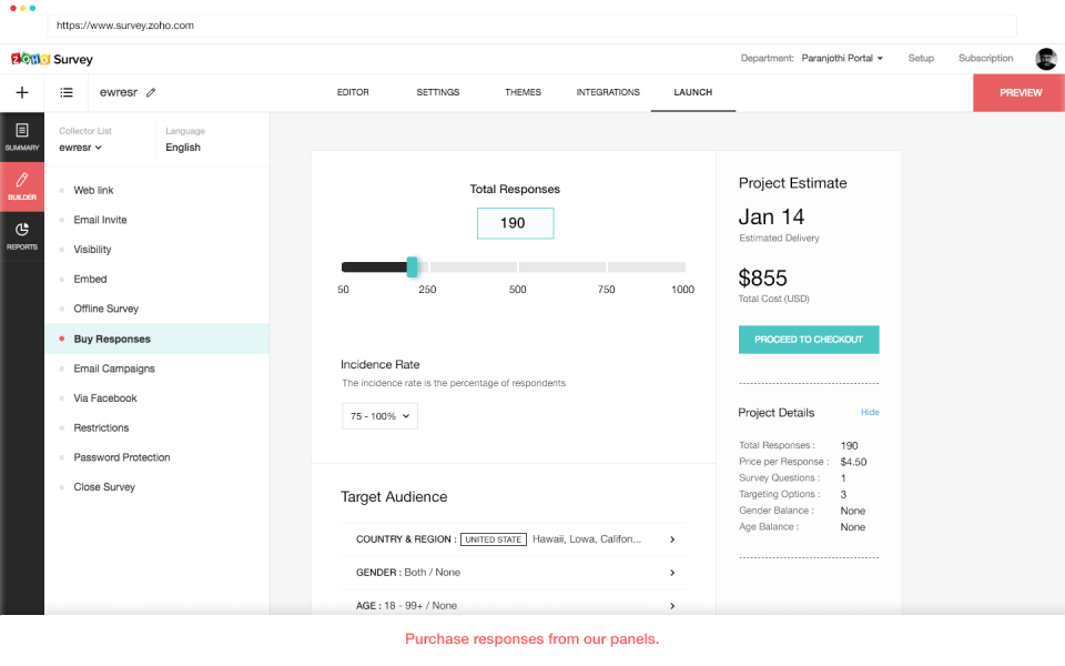 Zoho survey Demo, Overview, Reviews, Features and Pricing - 2025